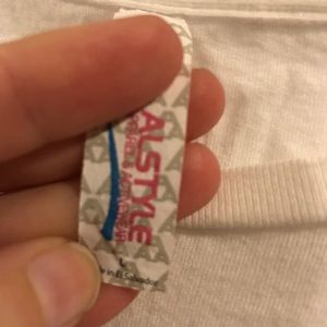 Alstyle | Tops | Alstyle Girl Boss Graphic White Tee Tshirt L | Poshmark